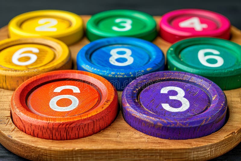 Dynamic Abstract Background Featuring Random Numbers in a Unique ...