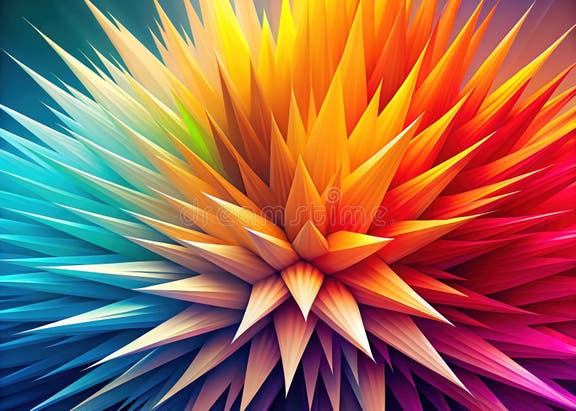 Dynamic Abstract Background with Jagged Spikes a Striking Visual Design ...