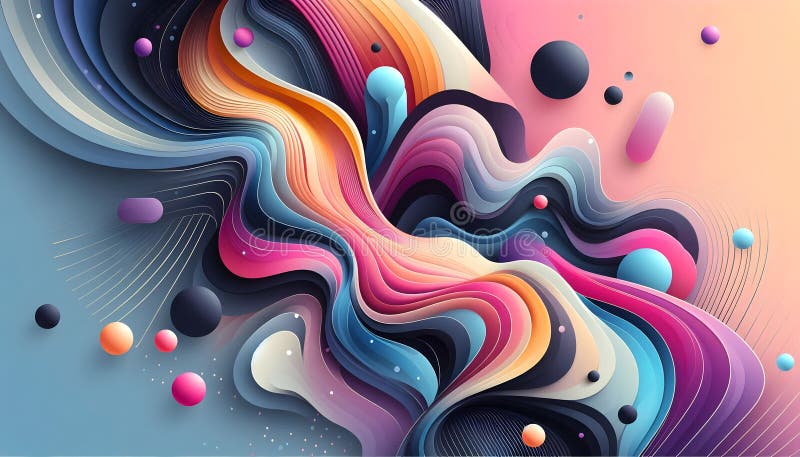 Dynamic Abstract Background with Marble Gradients, Modern Design for ...