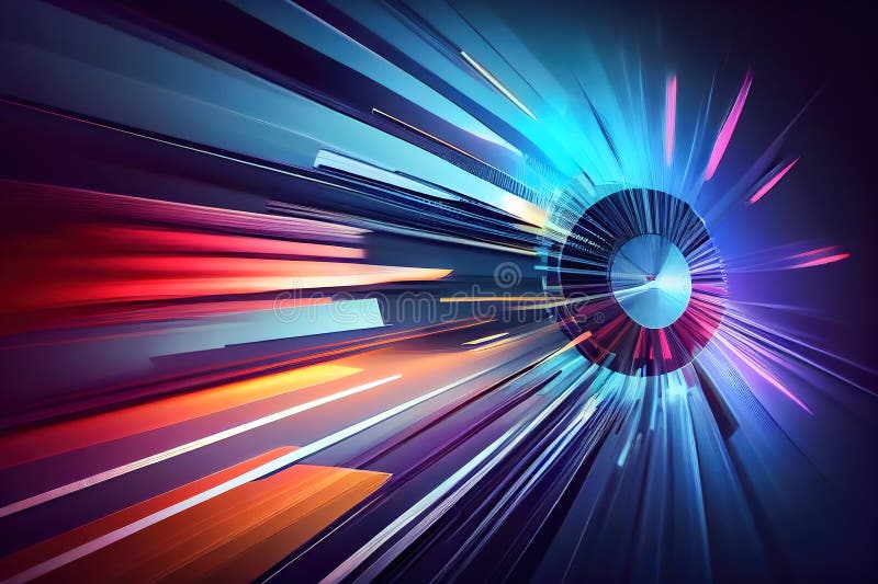 Dynamic Abstract Background. Motion Animation Stock Illustration ...