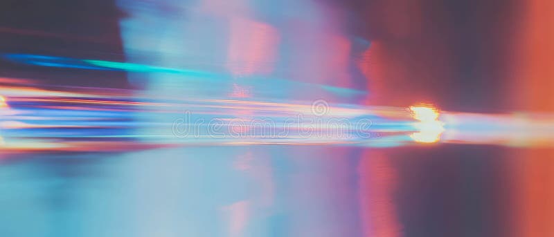 Dynamic Abstract Background with Reflective Light Sparks and Empty ...