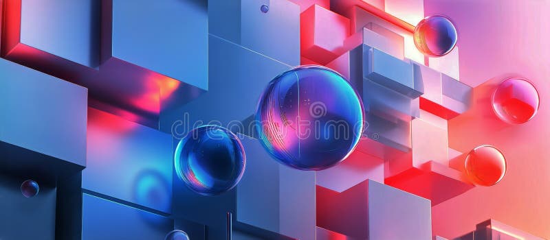 Dynamic Abstract Background Showcasing Lines and Shapes Merging in a ...