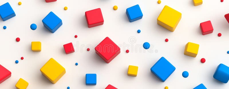 Dynamic Abstract Background Showcasing Stacked Square Shapes. Stock ...