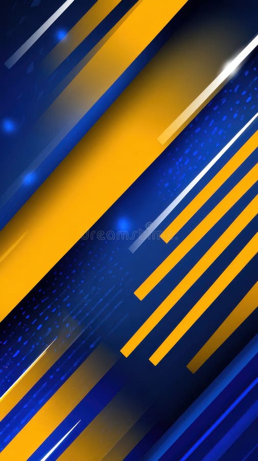 Dynamic Abstract Background with Vibrant Golden Geometric Shapes on a ...