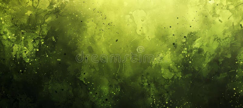 Dynamic Abstract Background in Vibrant Shades of Green, Yellow, and ...
