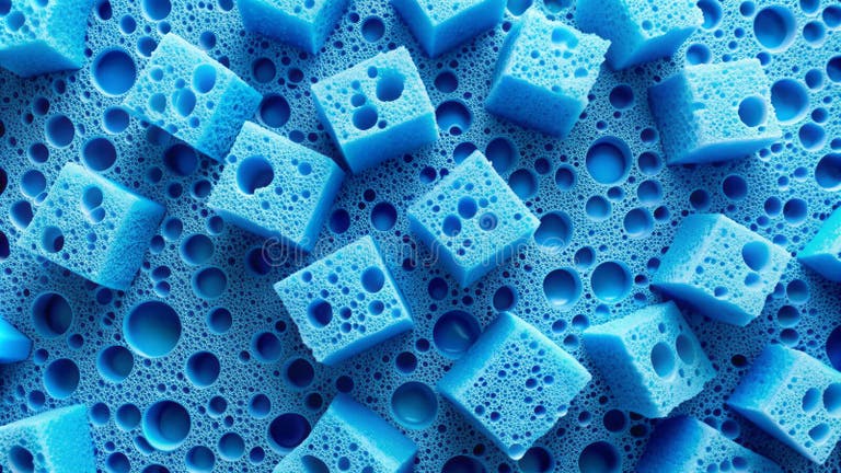 Dynamic Abstract Blue Sponge Splash Pattern Vector Background Design ...