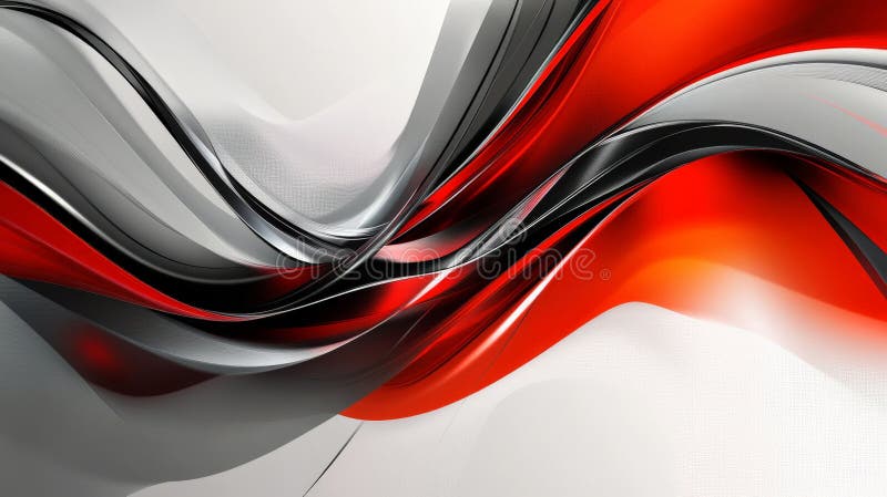 A Dynamic Abstract Business Background with Sharp Red and Gray Shapes ...