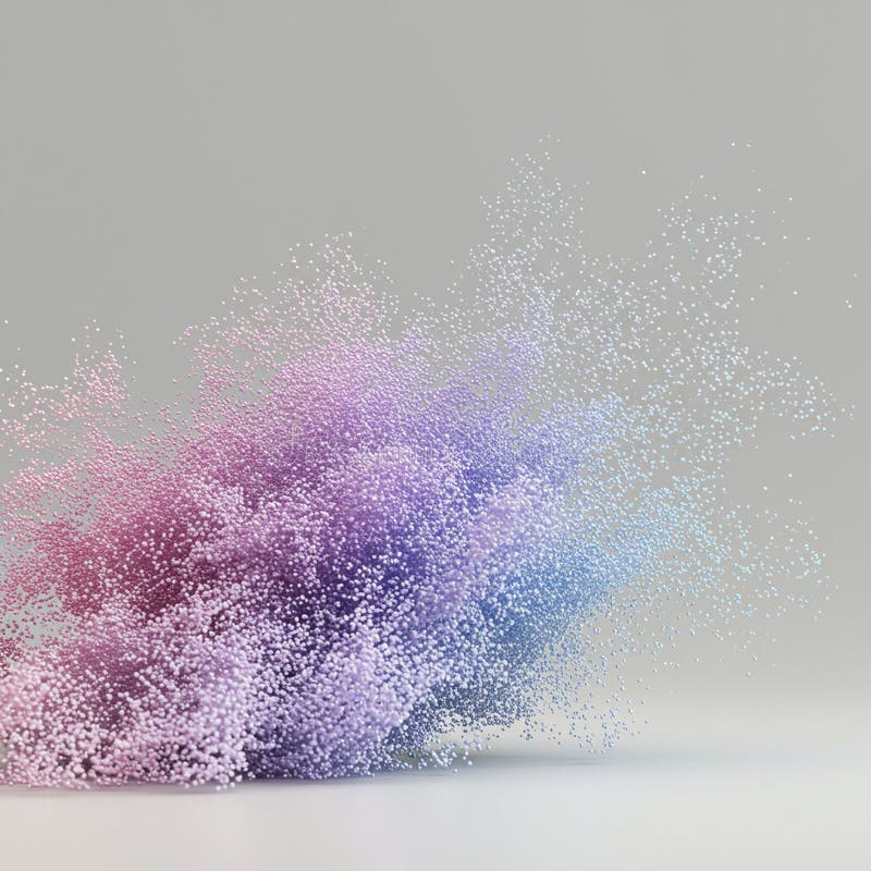 A Dynamic Abstract Composition of Thousands of Small Particles in ...