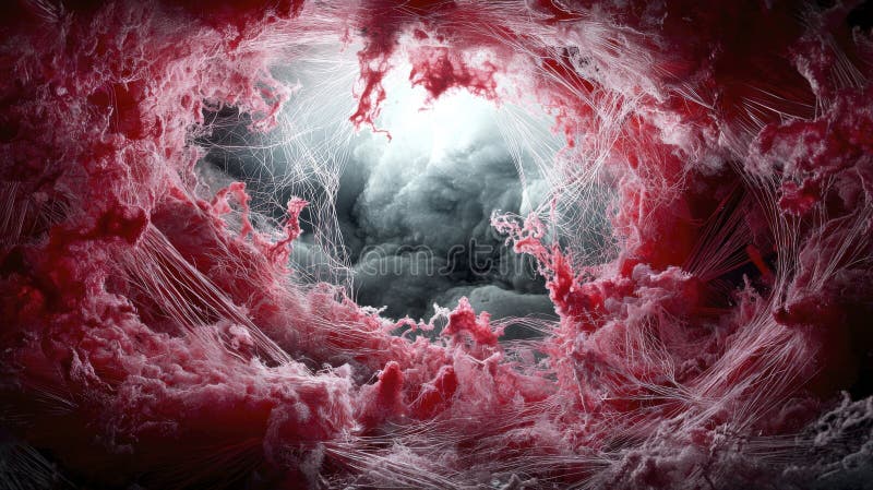 Dynamic Abstract Composition Vast Void Digital Art Surreal Environment ...
