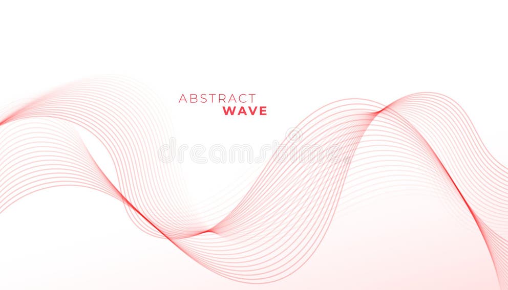 Dynamic and Abstract Curvy Shape Background in Line Style Stock ...