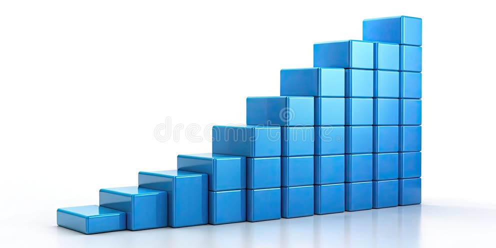 Dynamic Abstract 3D Render Stacked Rectangular Blocks Illustrating ...