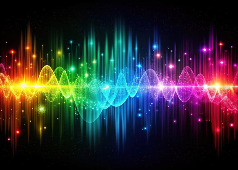 Dynamic Abstract Digital Waveforms a Stunning Visual Symphony of ...