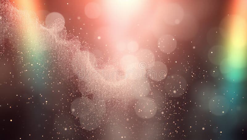 Dynamic Abstract Dust Particles in Motion a Stunning 3D Background ...