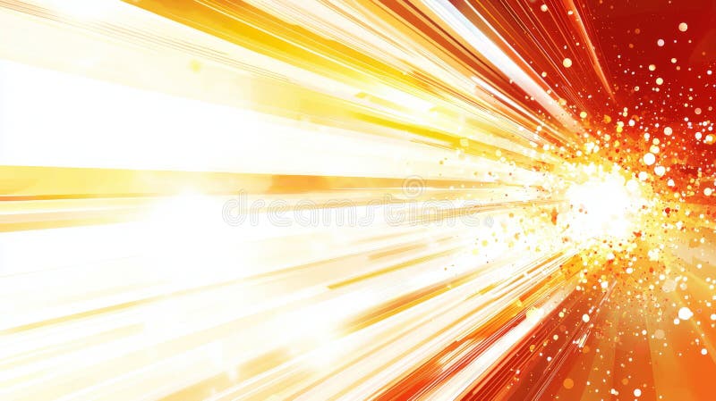 Dynamic Abstract Energy Burst with Light Streaks and Vibrant Particles ...