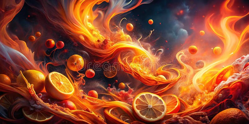 Dynamic Abstract Fire Background a Fiery Inferno for Design Inspiration ...
