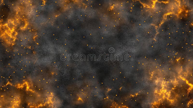 Dynamic Abstract Fire Sparks Texture with Flying Embers on a Dark ...