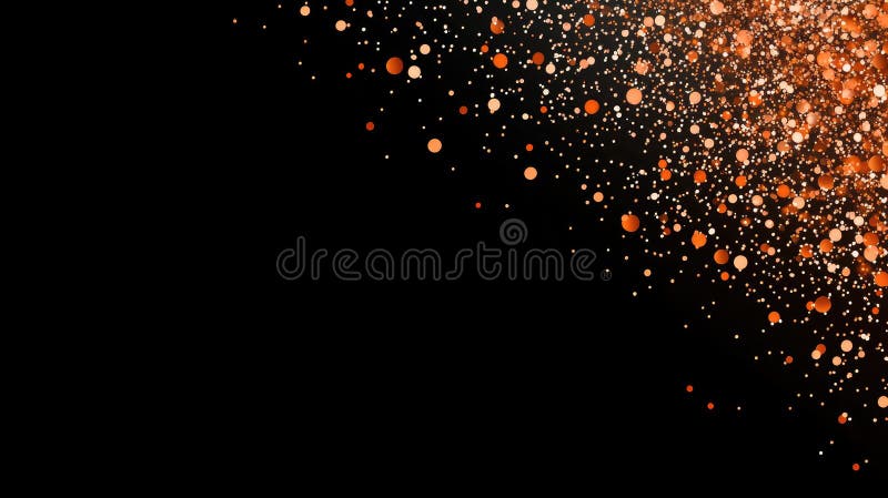 Dynamic Abstract Fire Sparks Texture with Flying Embers on a Dark ...