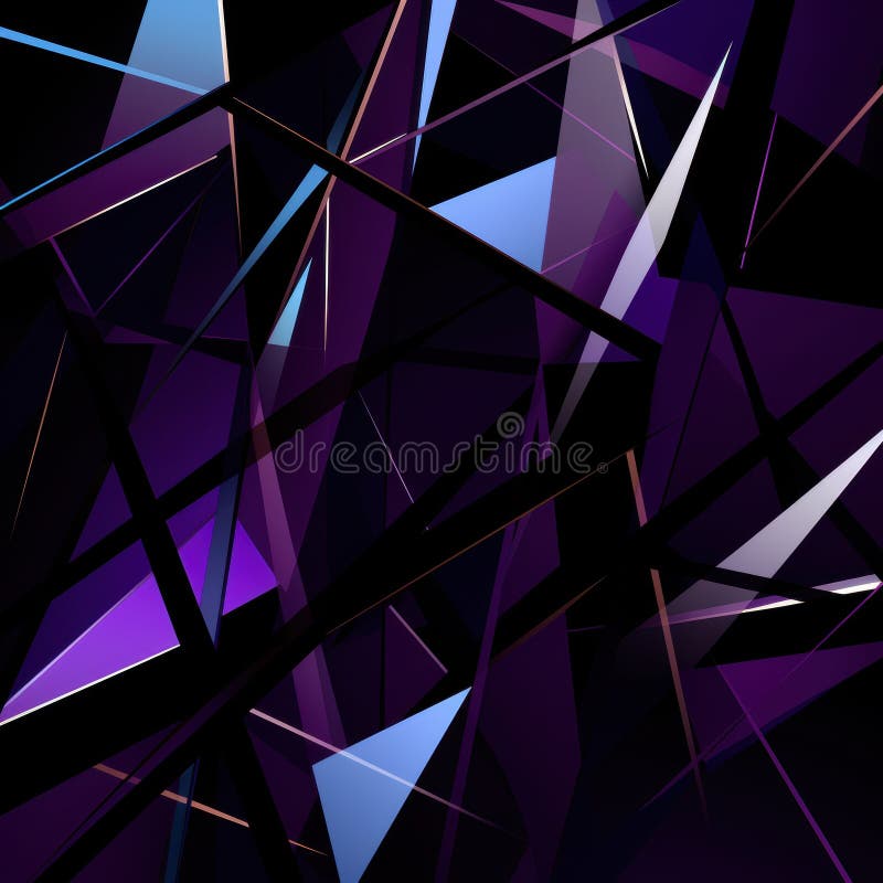 A Dynamic Abstract Geometric Pattern Featuring a Captivating Blend of ...