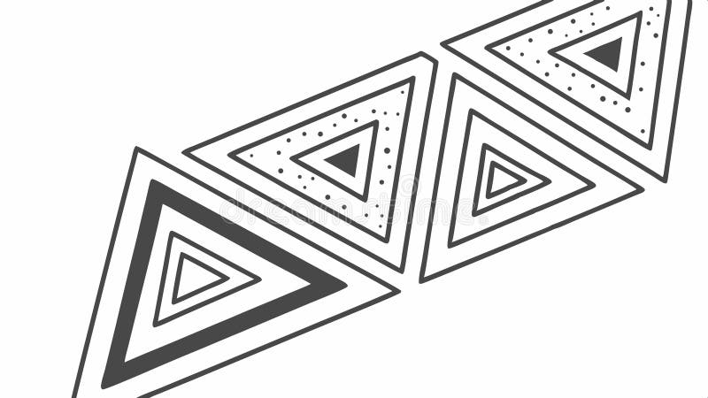 Dynamic Abstract Geometric Pattern Illustration Featuring Arrangement ...