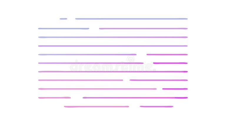 Dynamic Abstract Horizontal Lines Icon, Data Progress Flow, Vector ...