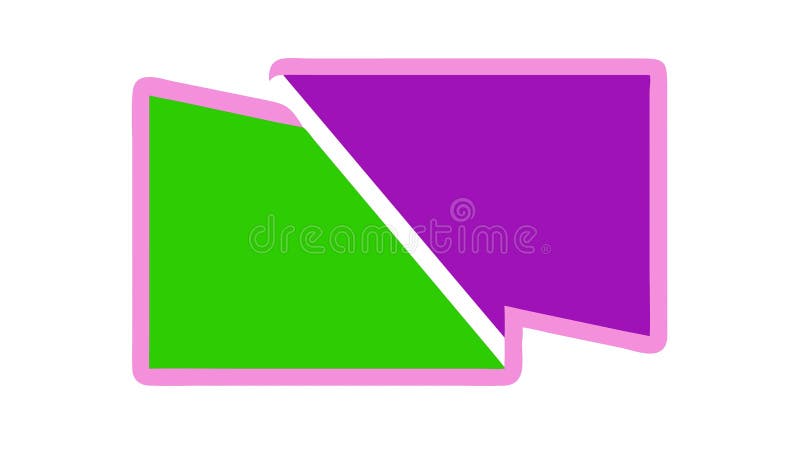 Dynamic Abstract Icon with Overlapping Triangles for Logos. Vector ...