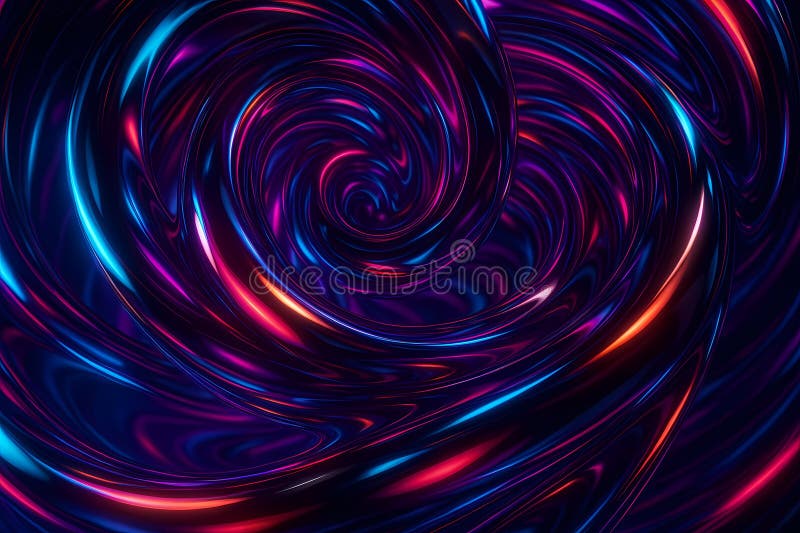 A Swirling Vortex of Abstract Metallic Gradients and Dazzling Light and ...