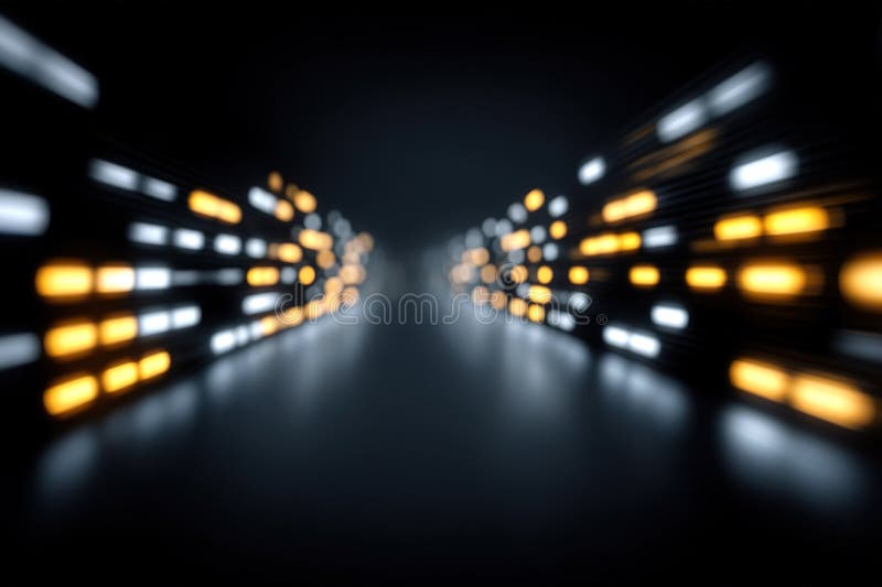 Dynamic Abstract Light Pattern Creating an Illusion of Movement through ...