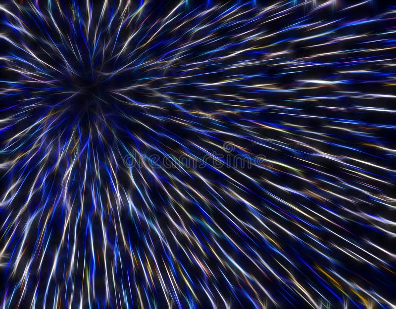 Dynamic Abstract Light Rays in Dark Background for Artistic Concepts ...