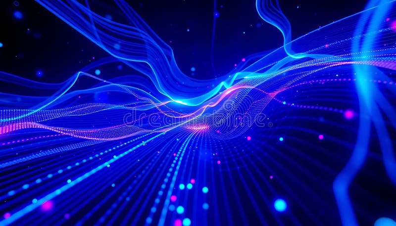 Abstract Light Trails Blue, Light Trails, Abstract Lights, Blue Light ...