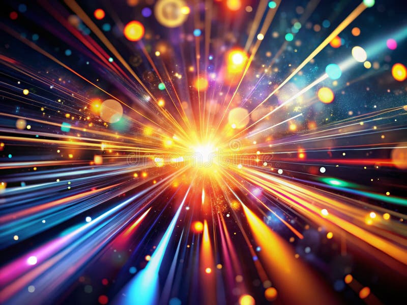 Dynamic Abstract Light Trails a Stunning Visual Representation of ...