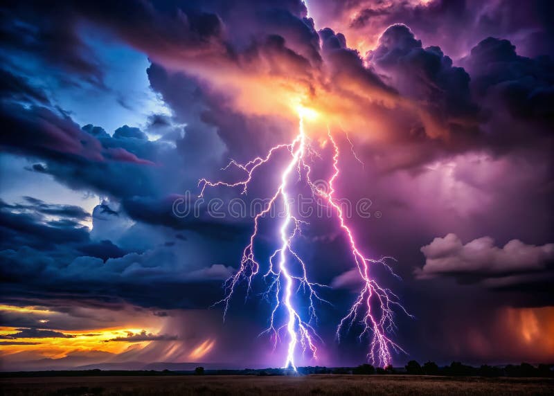 Dynamic Abstract Lightning Bolt Design a Powerful Visual Representation ...