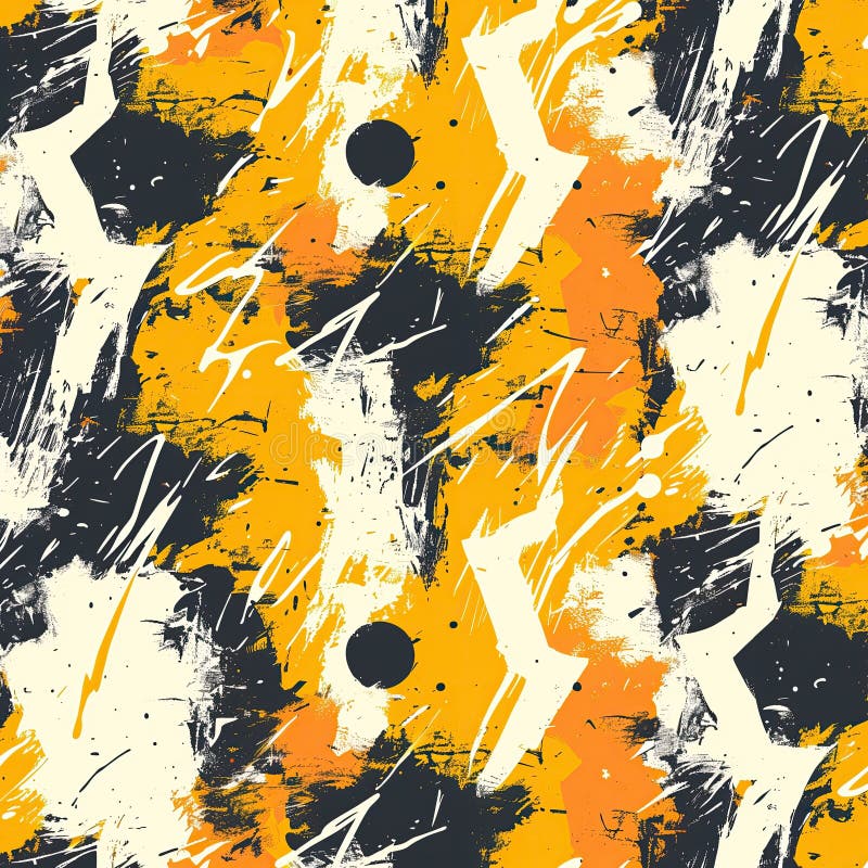 Abstract Lightning Bolt Pattern Background Thunderstorm Weather Retro ...