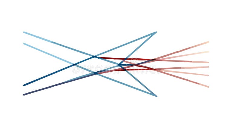 Dynamic Abstract Lines, Modern Art Data Flow, Vector Design Generative ...