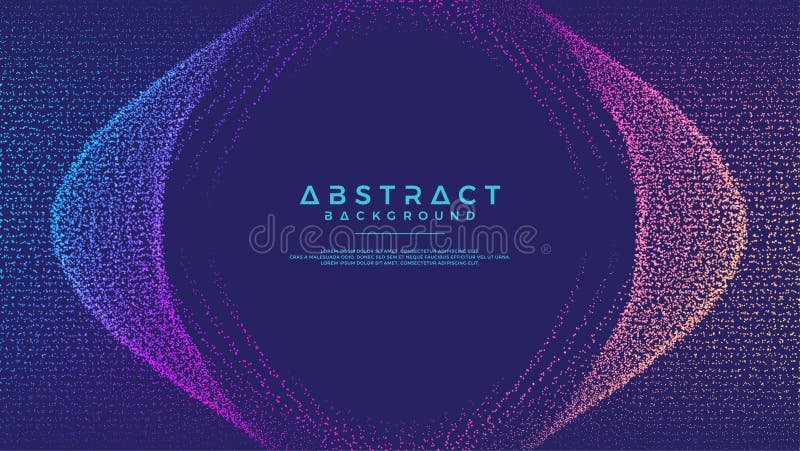 Dynamic Abstract Liquid Flow Particles Background. Shining Abstract ...