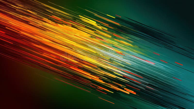 Dynamic Abstract Motion Streaks Creating the Shape of a Runner on a ...