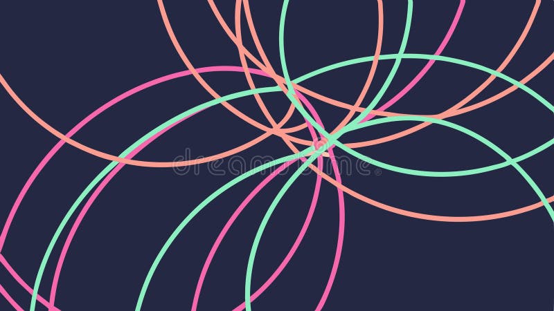 Dynamic Abstract Overlapping Lines, Interconnectedness, Modern, Vector Design Generative AI ...