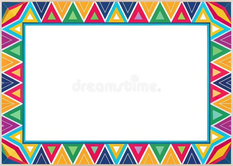 Dynamic Abstract Page Border a Modern ArtInspired Design for ...