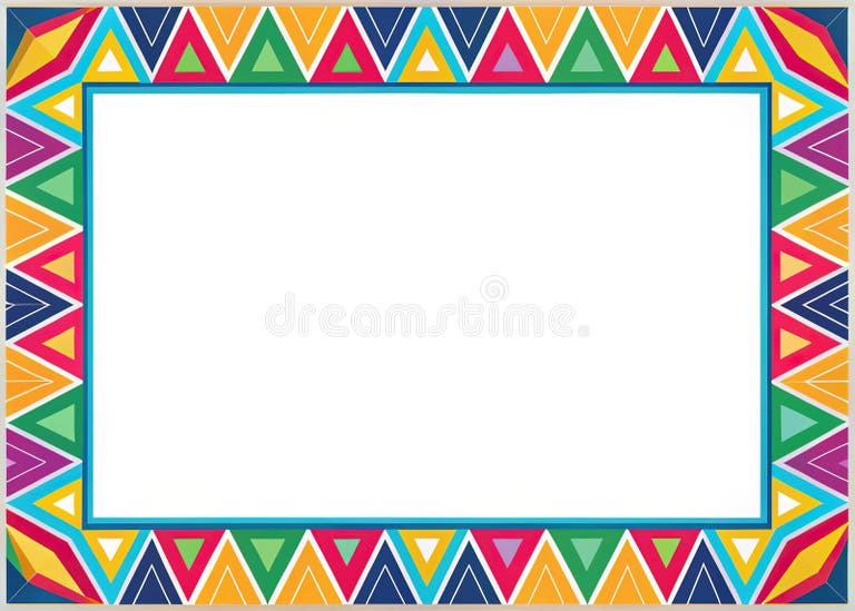 Dynamic Abstract Page Border a Modern ArtInspired Design for ...