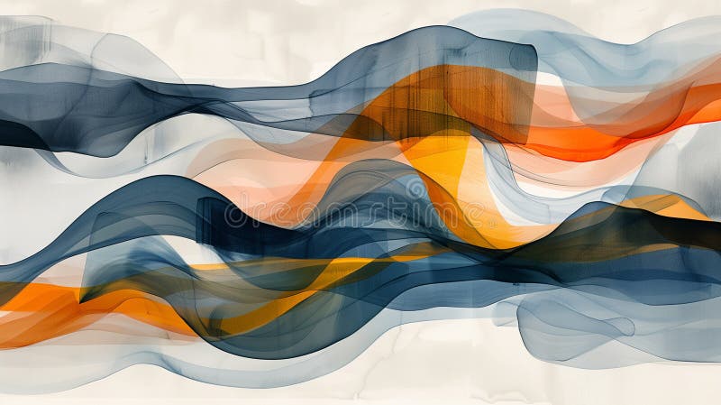 A Dynamic Abstract Painting that Evokes the Energy and Dynamism of an ...