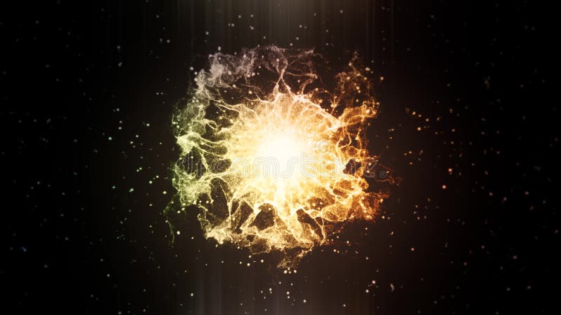 Dynamic Abstract Animation in Holographic Colours, Animated Live ...