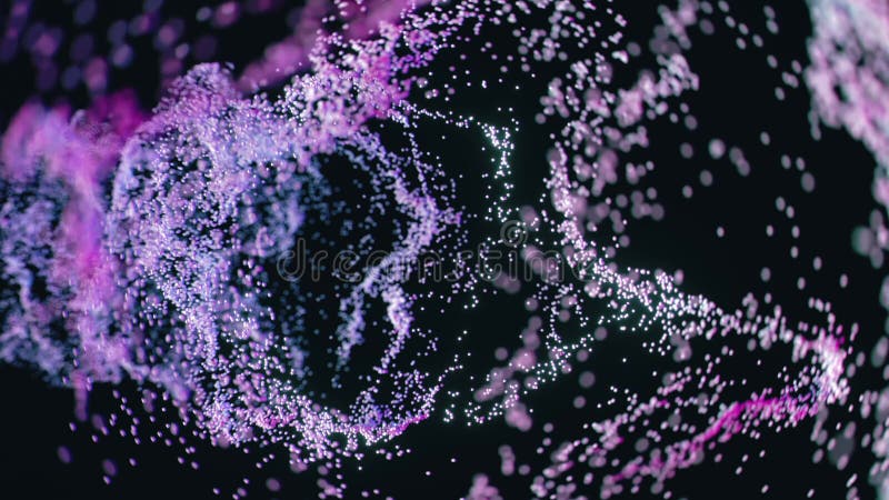 Dynamic Abstract Particles in Motion To Create Charming and Attractive ...