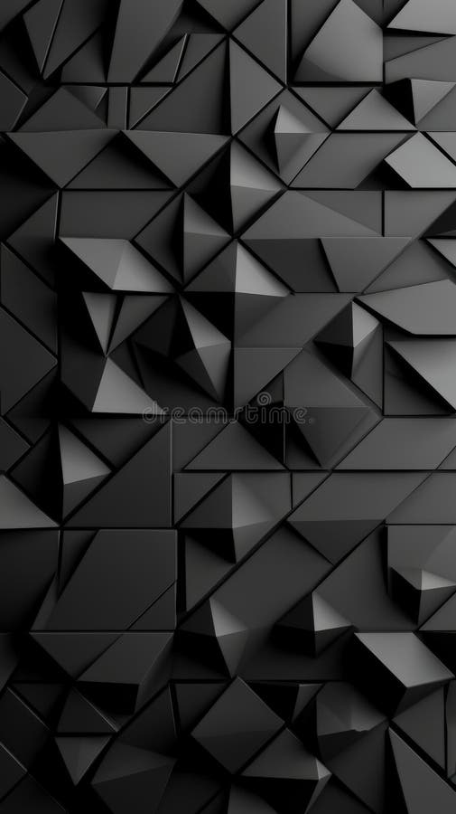 Dynamic Abstract Pattern with Interlocking Dark Triangles Stock ...