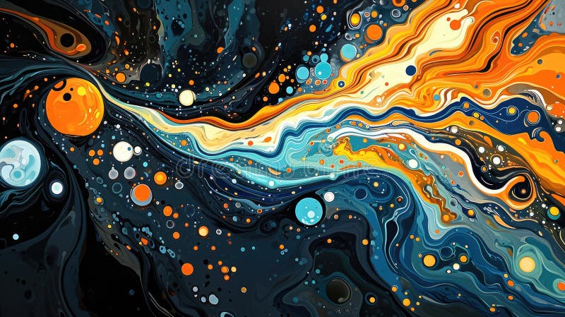 Dynamic Abstract Patterns Creating Visual Interest, Engaging Abstract Patterns that D Stock ...