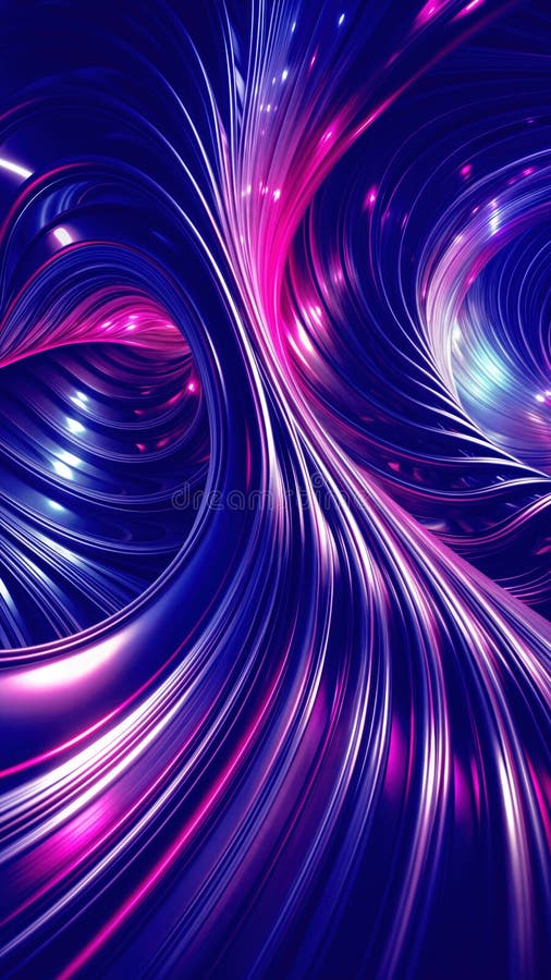 A Dynamic Abstract Patterns in Vivid Pink and Blue Hues Stock ...