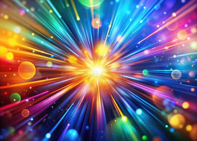 Dynamic Abstract Rays a Visual Symphony of Motion Light and Color ...