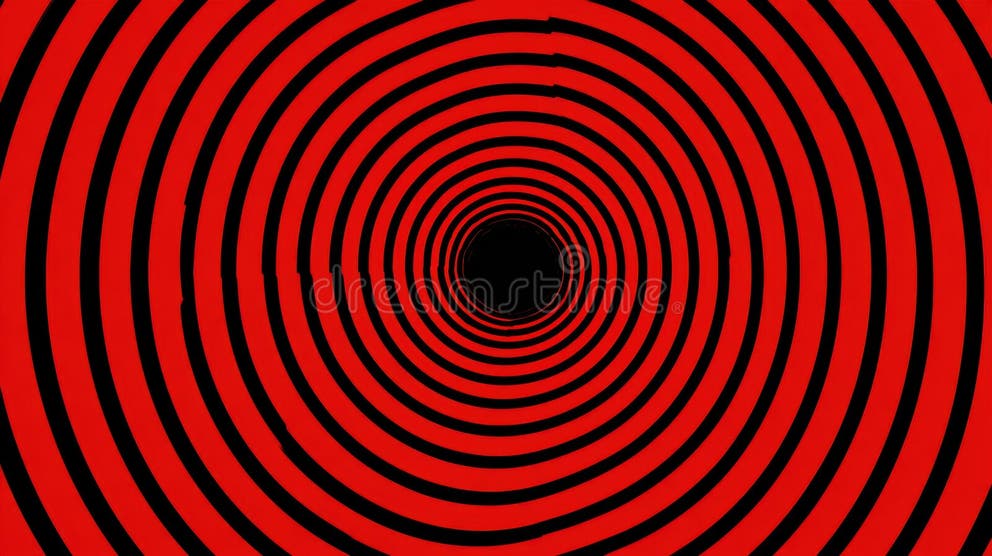 Dynamic Abstract Red and Black Vortex Symbolizing Risk with a Clean Top ...