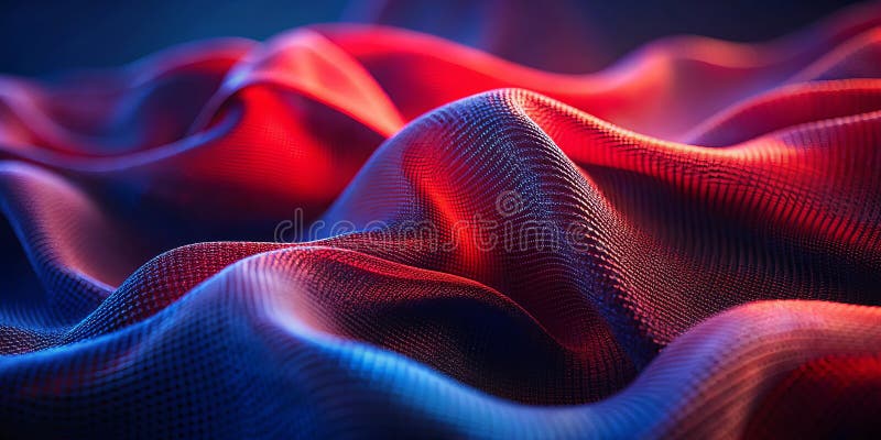Dynamic Abstract Red Navy Blue and Soft Gradient Mesh Wave Background ...