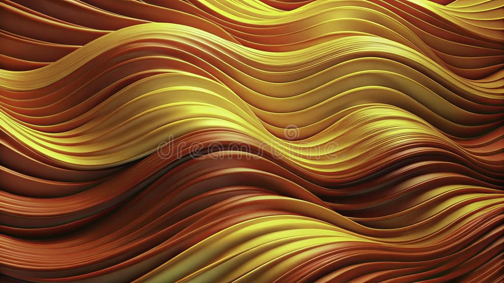 Dynamic Abstract Red and Yellow Wave Background a Smooth Minimalist ...