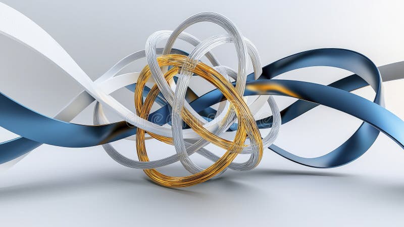 Dynamic Abstract Sculpture Studio Graphic Design Minimalist Environment ...