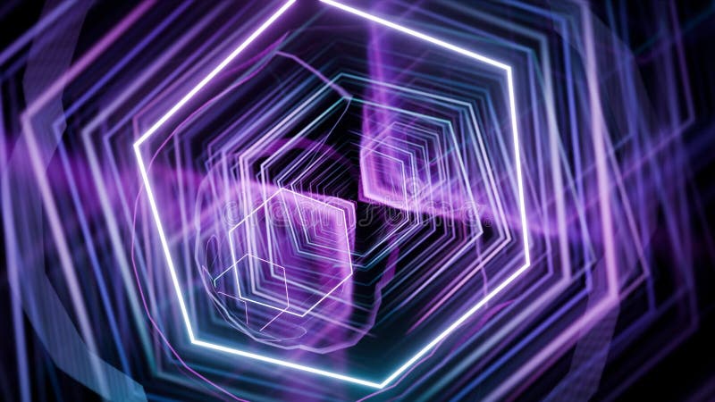 Dynamic Abstract Animated Seamless Cyber Background Stock Video - Video ...